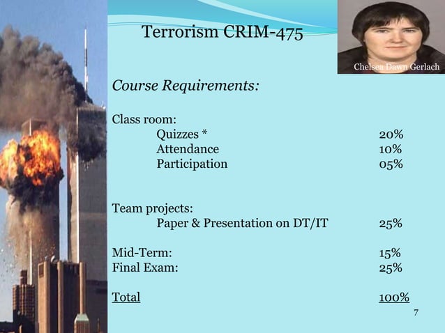 Lecture 1 introduction to terrorism | PPTX | Islam | Religion ...