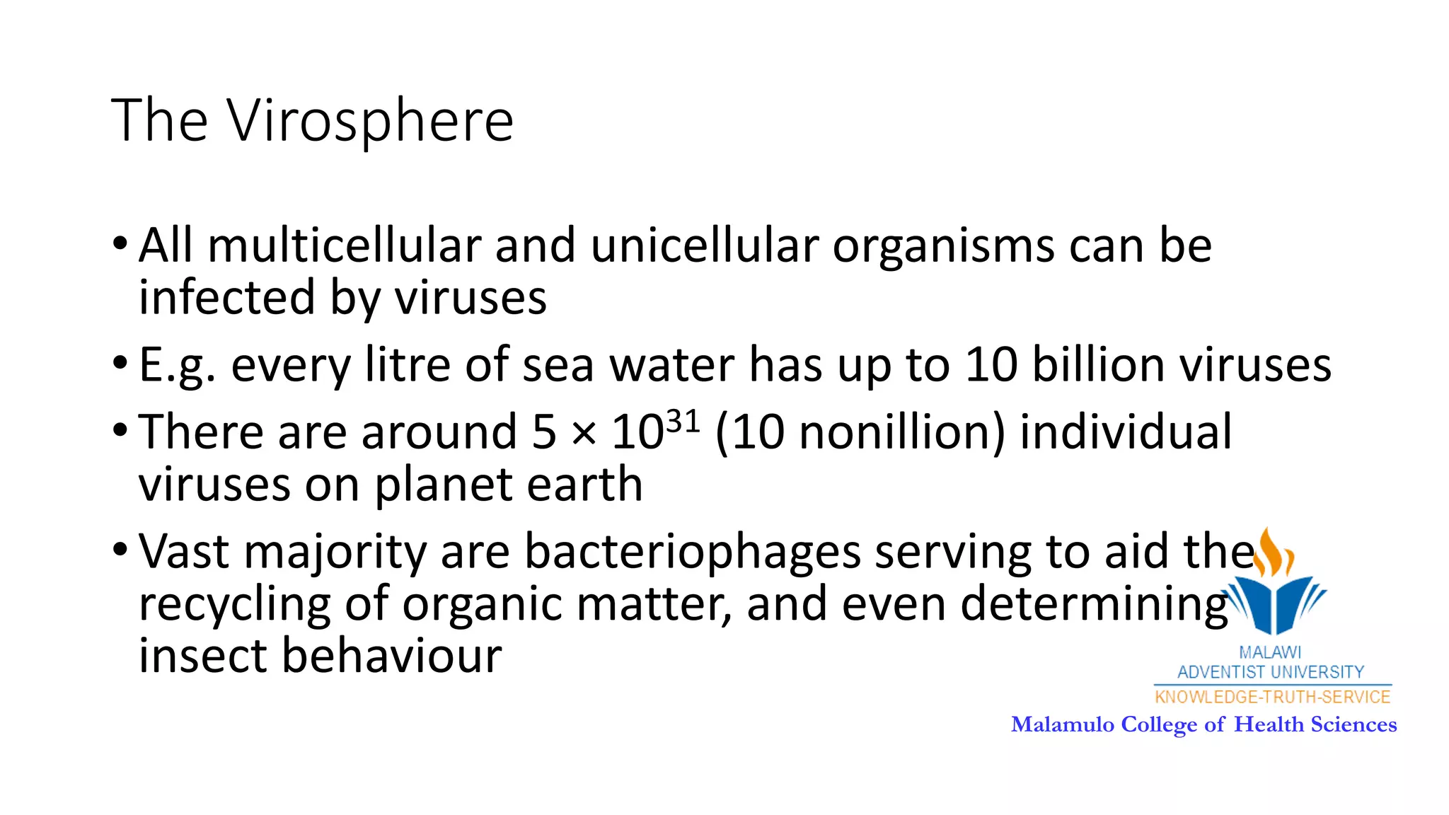 Lecture 1 - Introduction To Virology.pptx