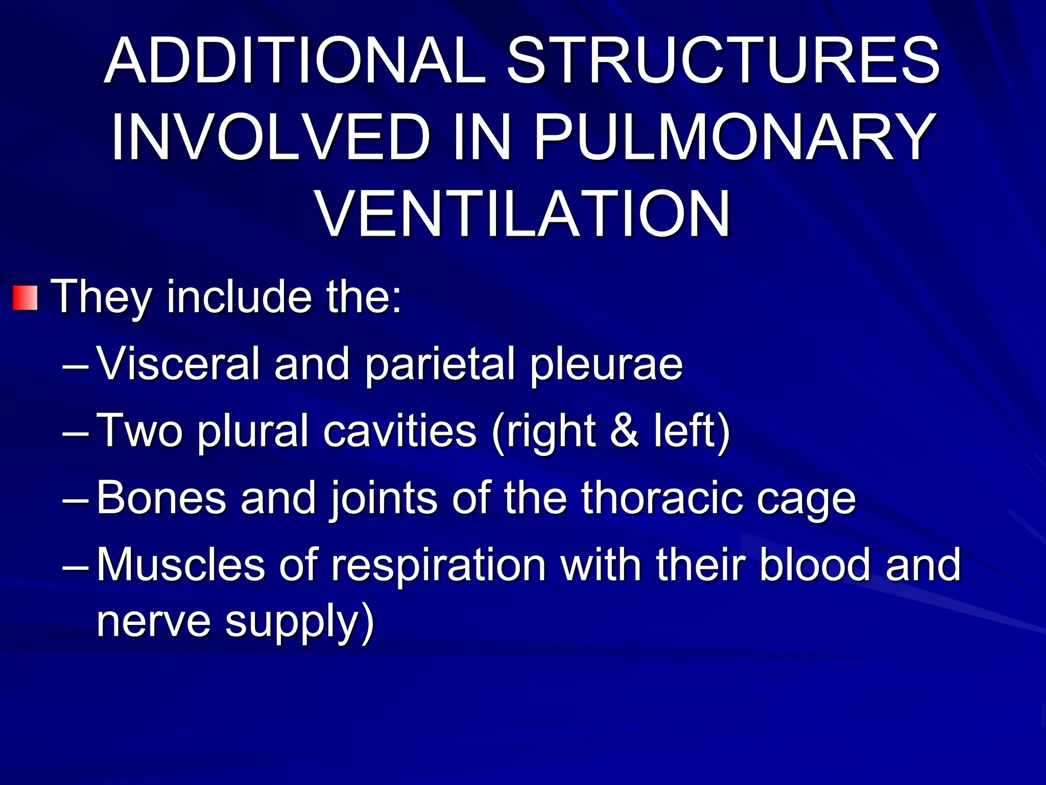 Introduction to the Respiratory system and basic anatomy and physiology ...