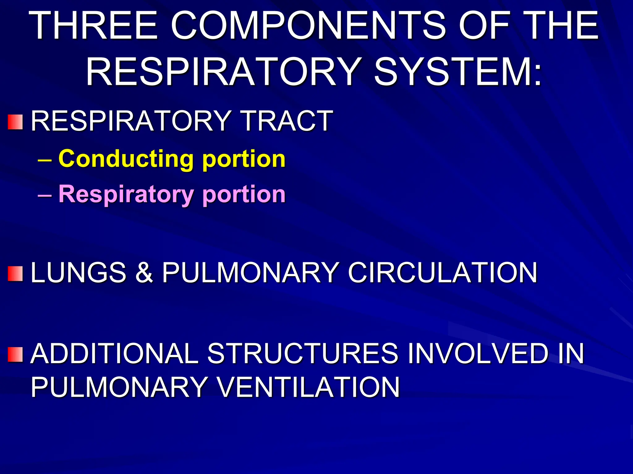 Introduction to the Respiratory system and basic anatomy and physiology ...