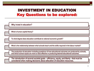 Lecture 1 investment in education | PPTX