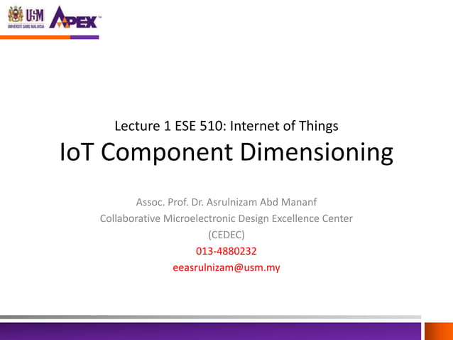 iot-component-dimensioning | PPTX