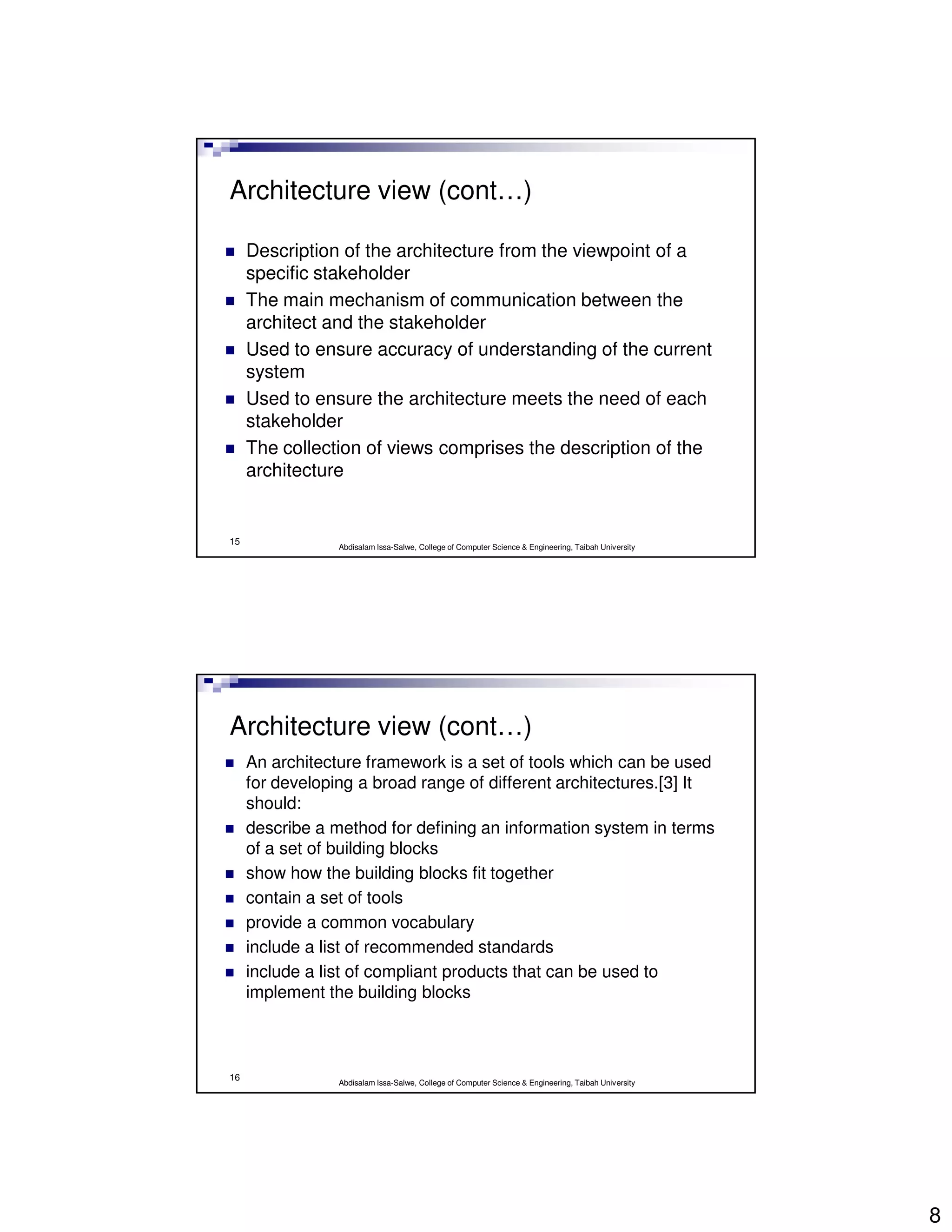 Lecture1 is323-enterprise architecture(ea-concepts) | PDF | Databases | Computer Software and ...