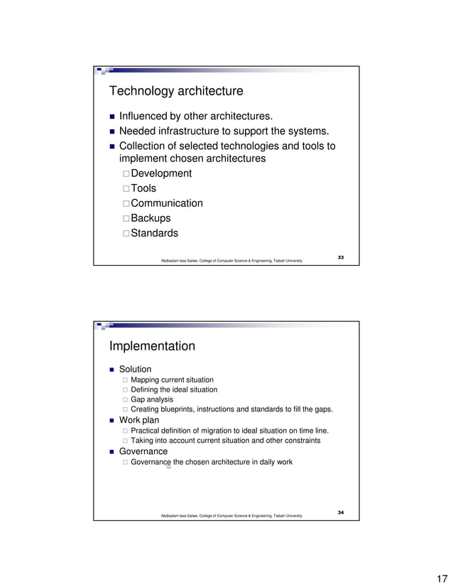 Lecture1 is323-enterprise architecture(ea-concepts) | PDF