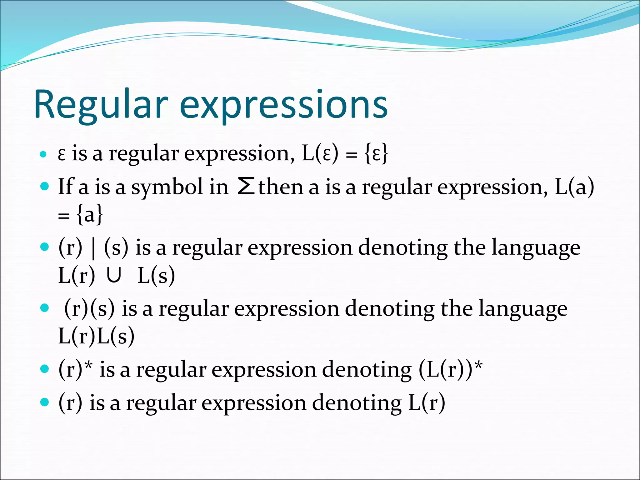 Lecture 1 - Lexical Analysis.ppt