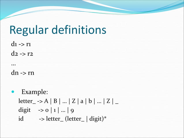 Lecture 1 - Lexical Analysis.ppt | Programming Languages | Computing