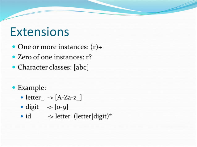 Lecture 1 - Lexical Analysis.ppt | Programming Languages | Computing