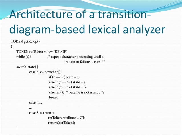 Lecture 1 - Lexical Analysis.ppt | Programming Languages | Computing