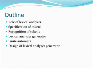 Lecture 1 - Lexical Analysis.ppt