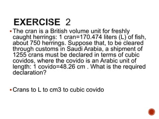 Lecture 1 - Measurement, Dimensional analysis | PPT
