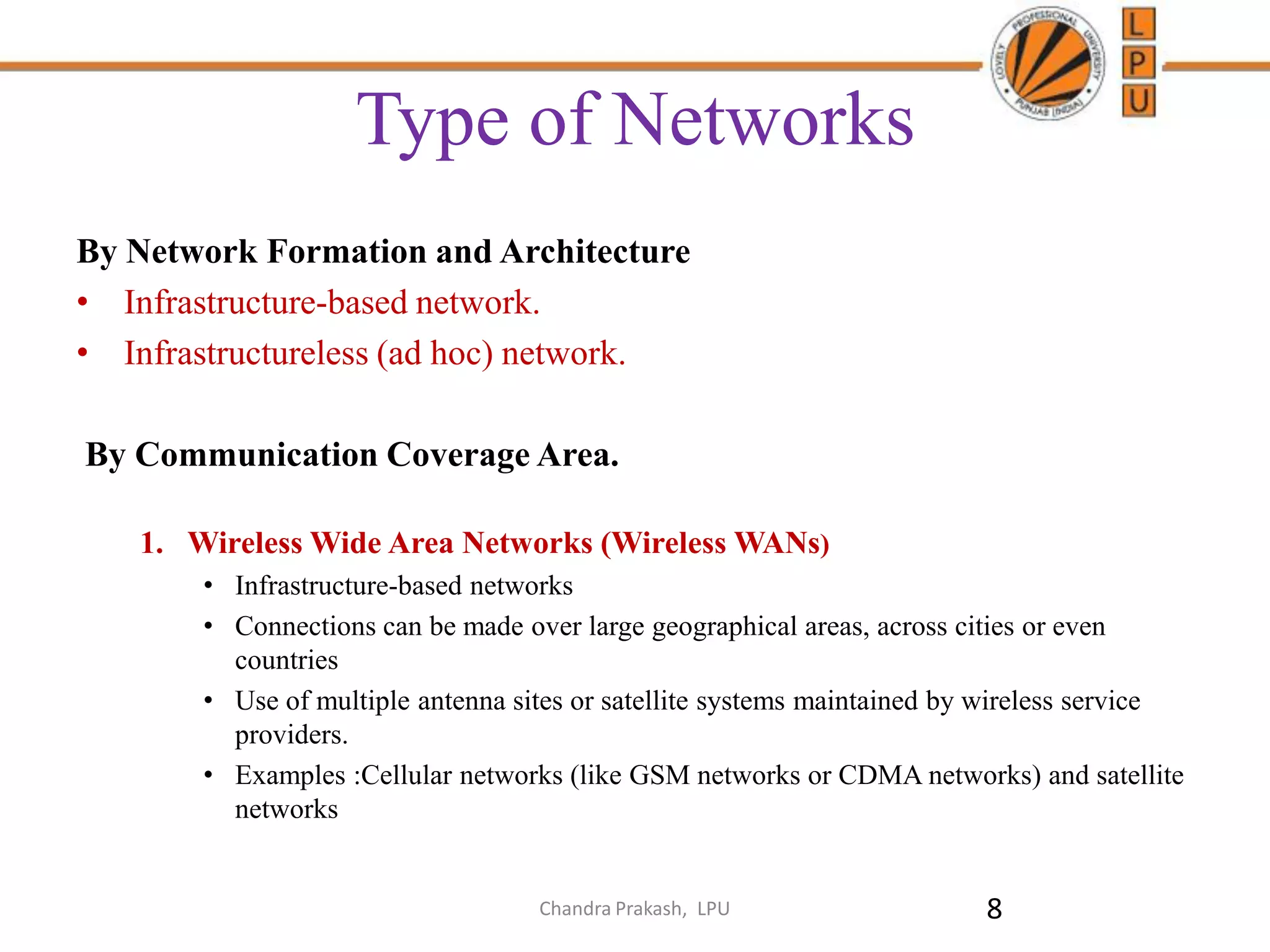 Lecture 1 mobile and adhoc network- introduction | PDF