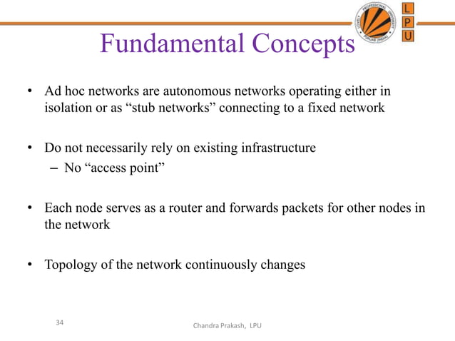 Lecture 1 mobile and adhoc network- introduction | PDF