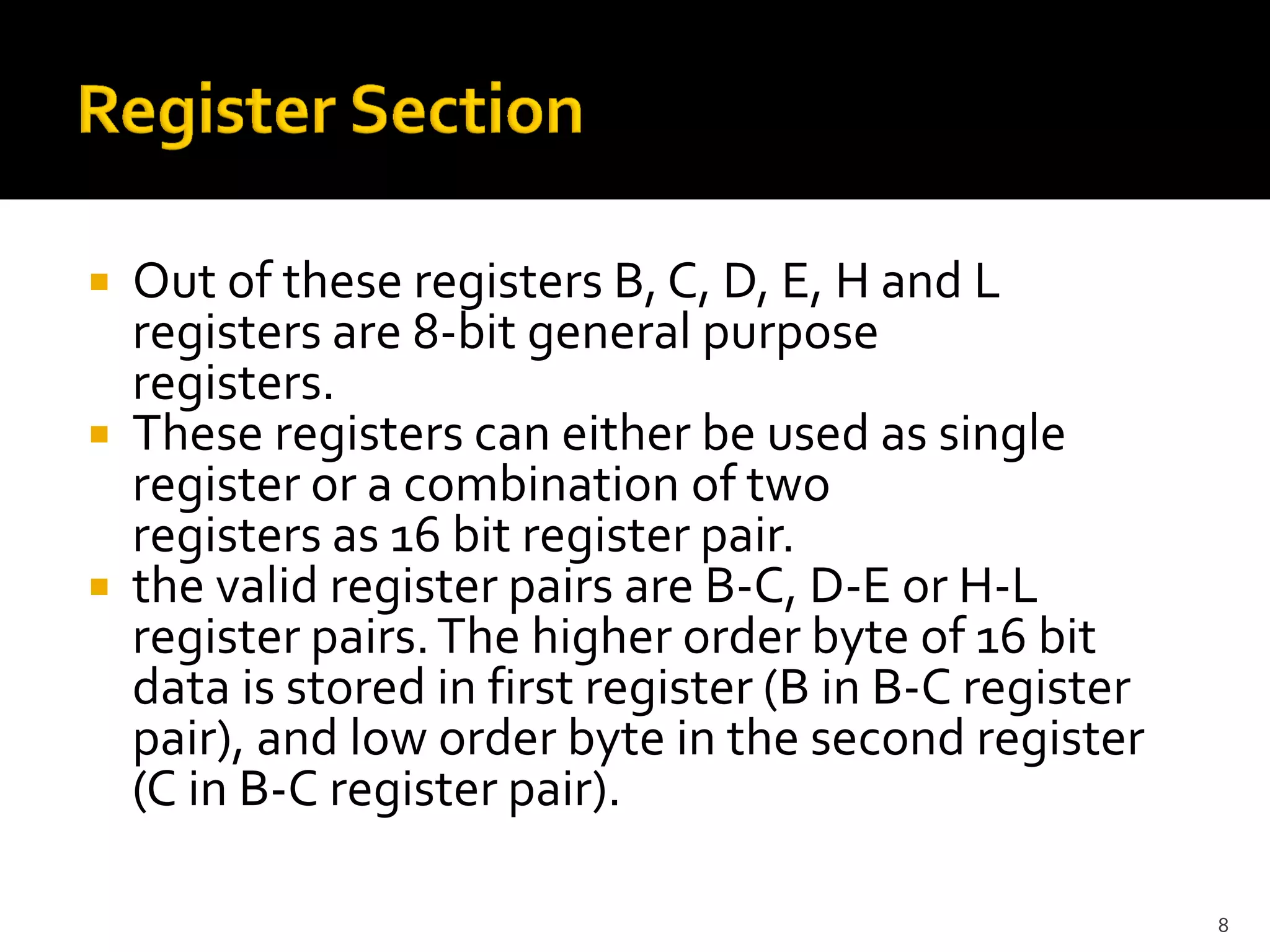 Lecture1 The 8085 Microprocessor | PPT