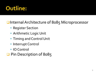 Lecture1 The 8085 Microprocessor | PPT
