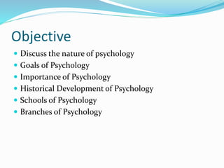 General Concepts of Psychology | PPTX