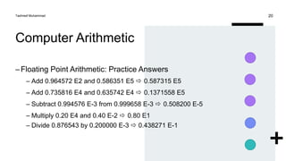 Lecture 1 - Numerical Methods | PPTX