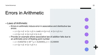 Lecture 1 - Numerical Methods | PPTX