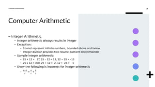 Lecture 1 - Numerical Methods | PDF | Computing | Technology & Computing