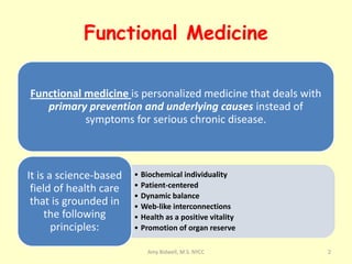Lecture 1 nutrition from a functional perspective | PPTX
