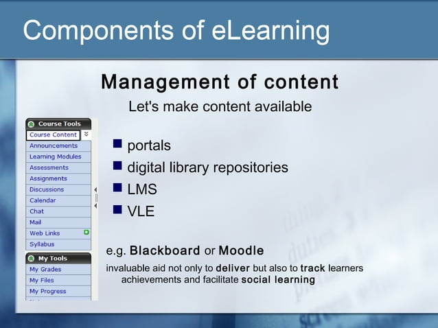 Lecture 1 overview of e learning edited | PPT