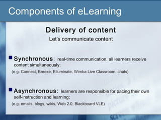 Lecture 1 overview of e learning edited | PPT
