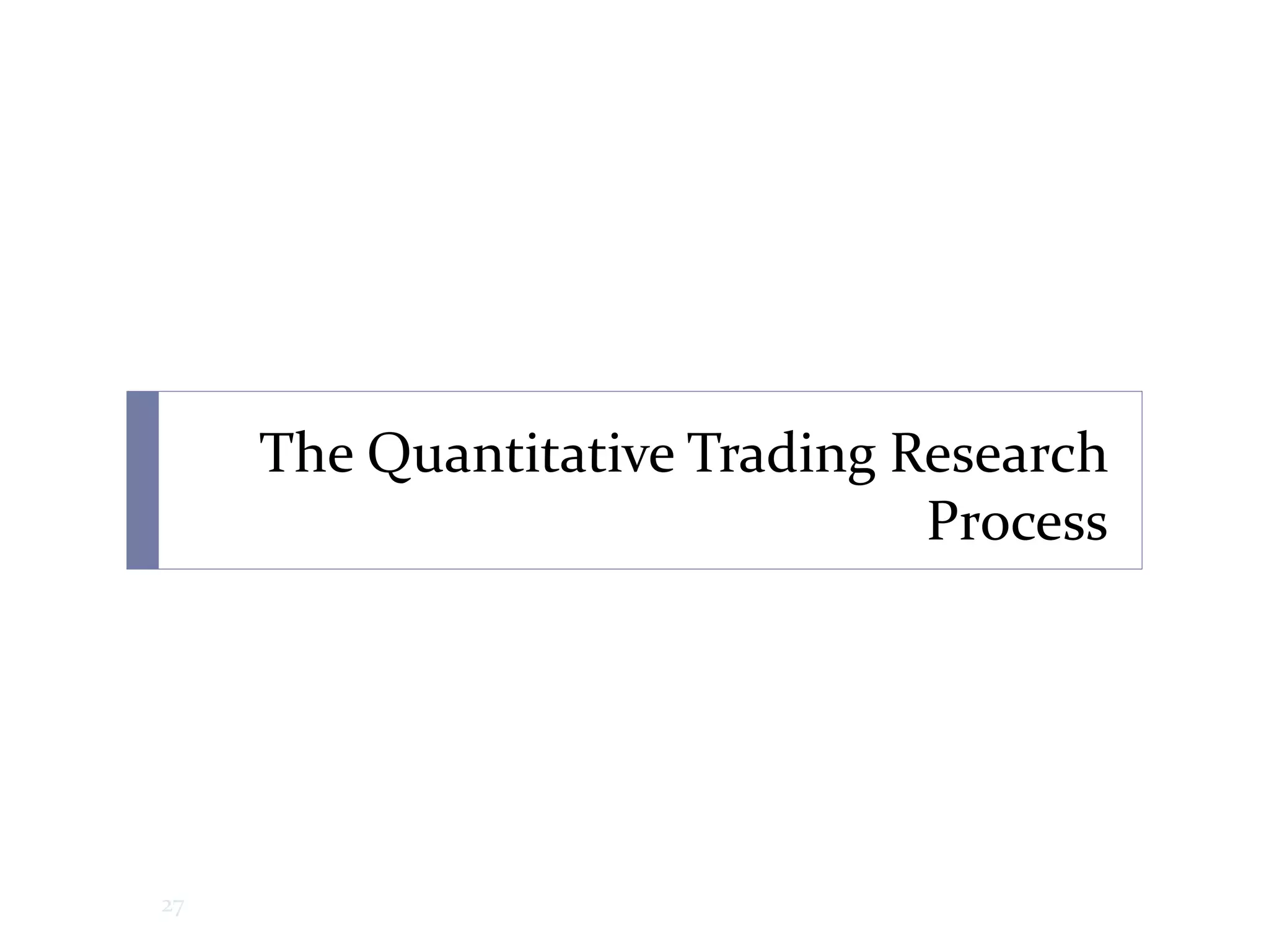 Intro to Quant Trading Strategies (Lecture 1 of 10) | PDF