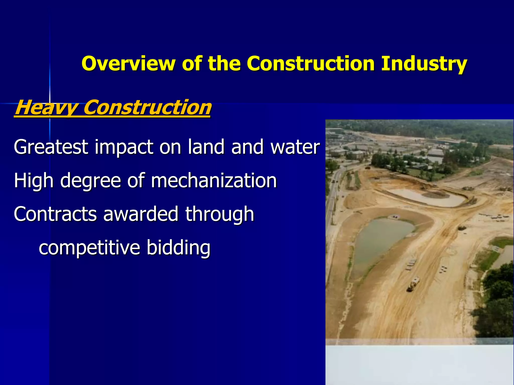 Lecture 1 overview of the construction industry | PPTX