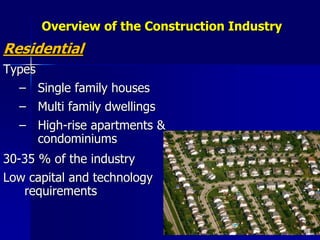 Lecture 1 overview of the construction industry | PPTX