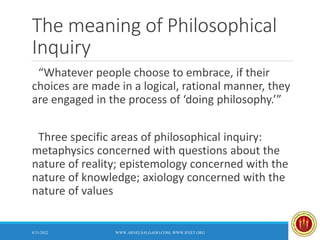 Lecture 1 - Philosophy of Education.ppt