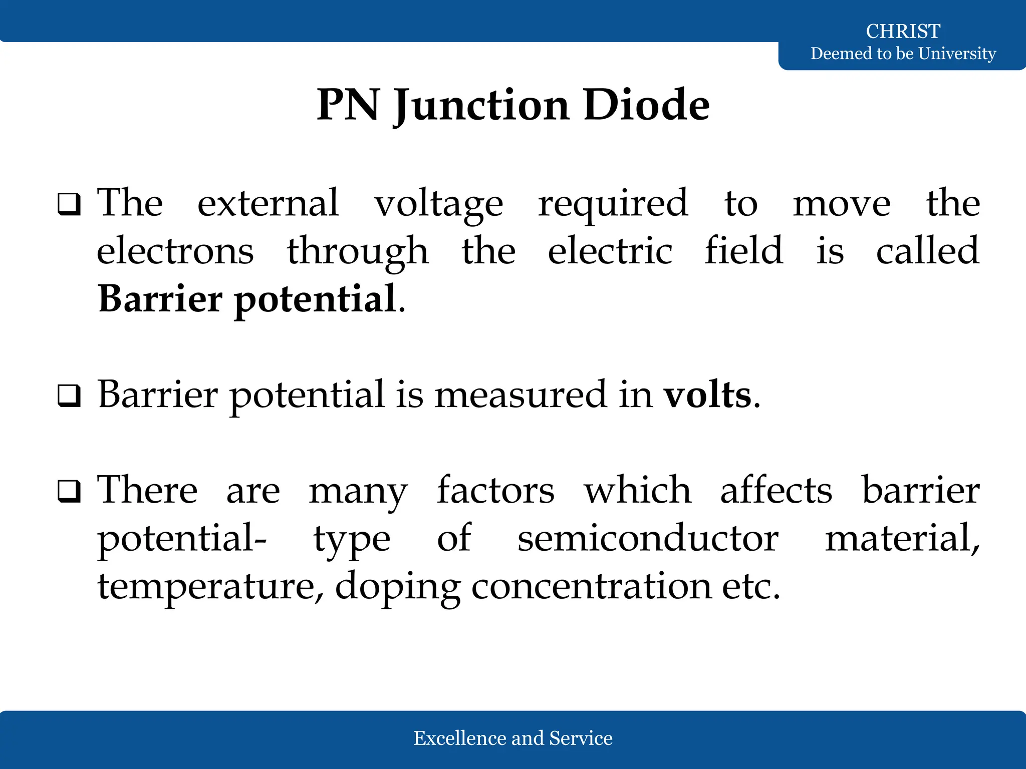 Lecture 1 - PN Junction Diode in Basic Electronics | PPT