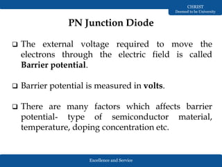 Lecture 1 - PN Junction Diode in Basic Electronics | PPT