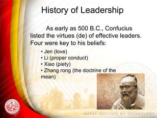 Lecture 1 principles and theories in leadership | PPTX | Professional ...