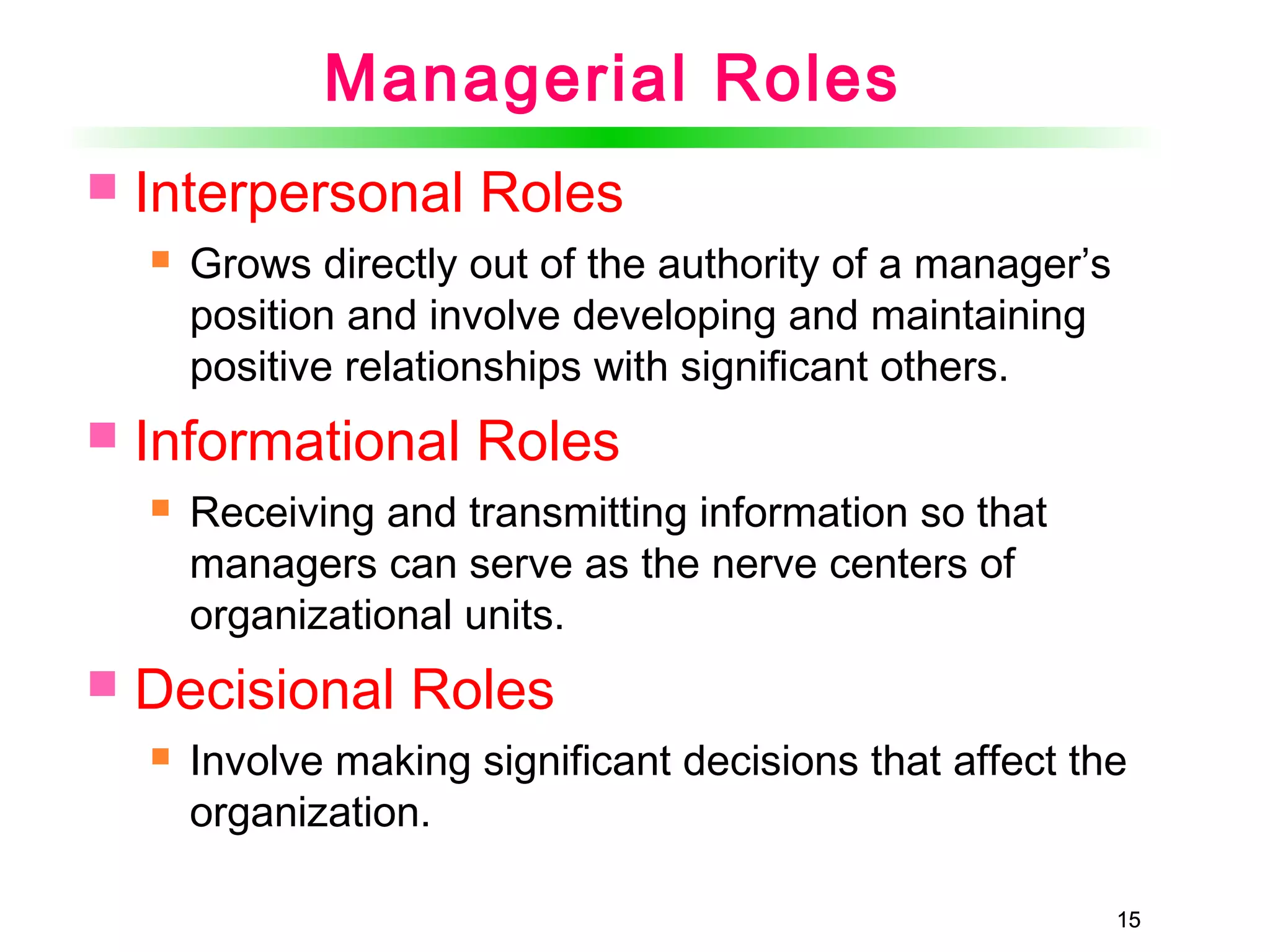 Principles of Management - Lecture 1 | PPT