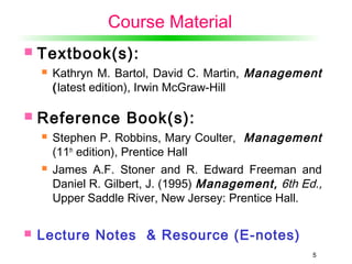 Principles of Management - Lecture 1 | PPT