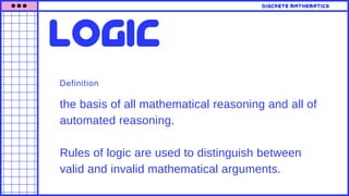 Lecture 1 Propositional logic | PPTX