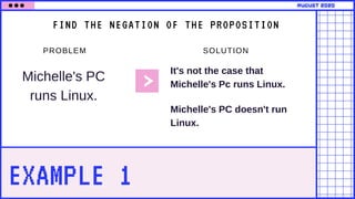 Lecture 1 Propositional logic | PPTX