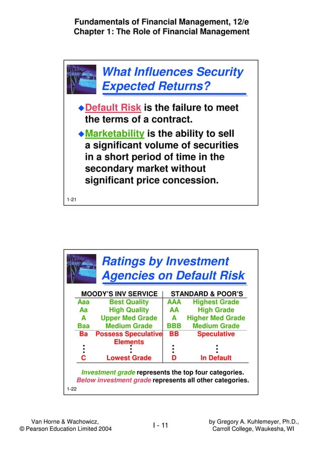 Role of financial management | PDF
