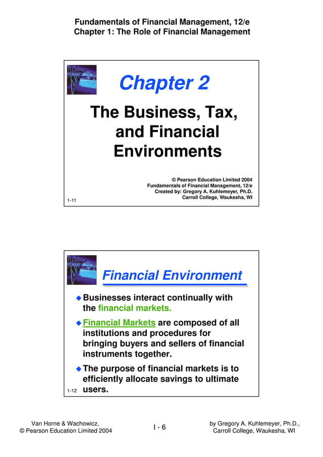 Role of financial management | PDF