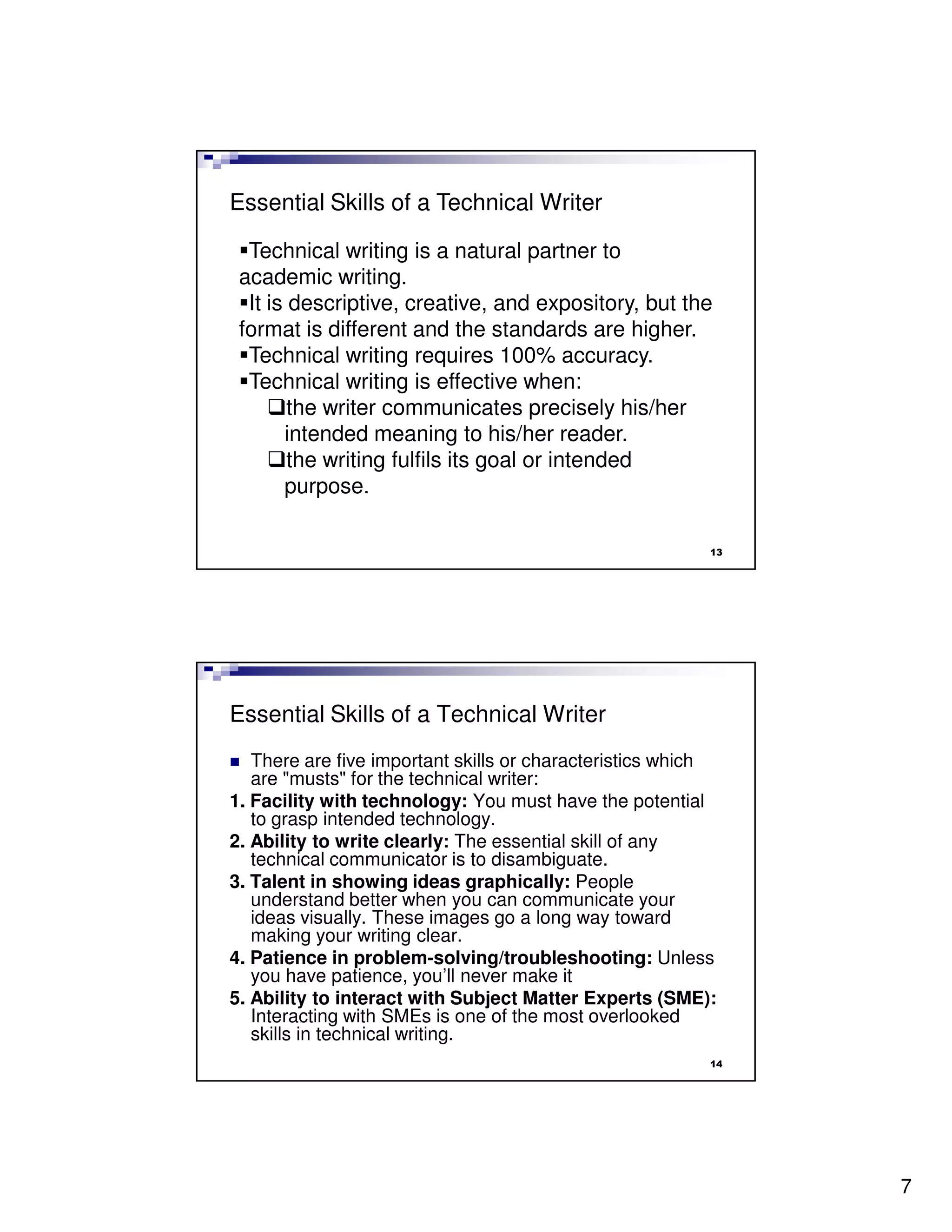 Lecture1 (technical writing) | PDF