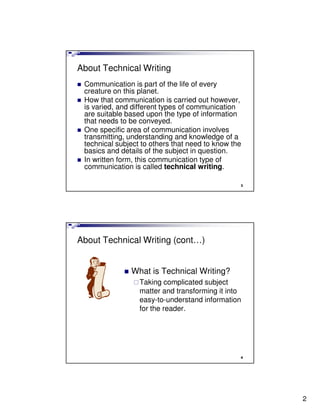 Lecture1 (technical writing) | PDF