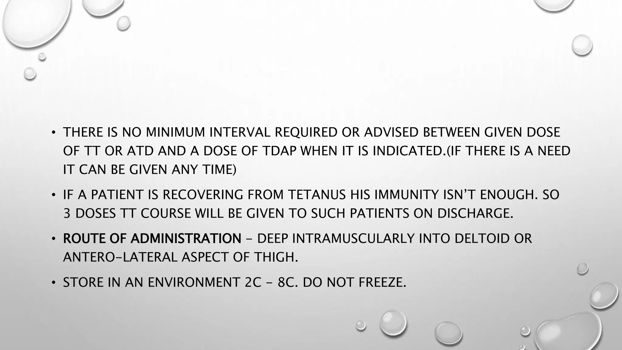 Lecture 1 tetanus vaccination in sri lanka | PPTX