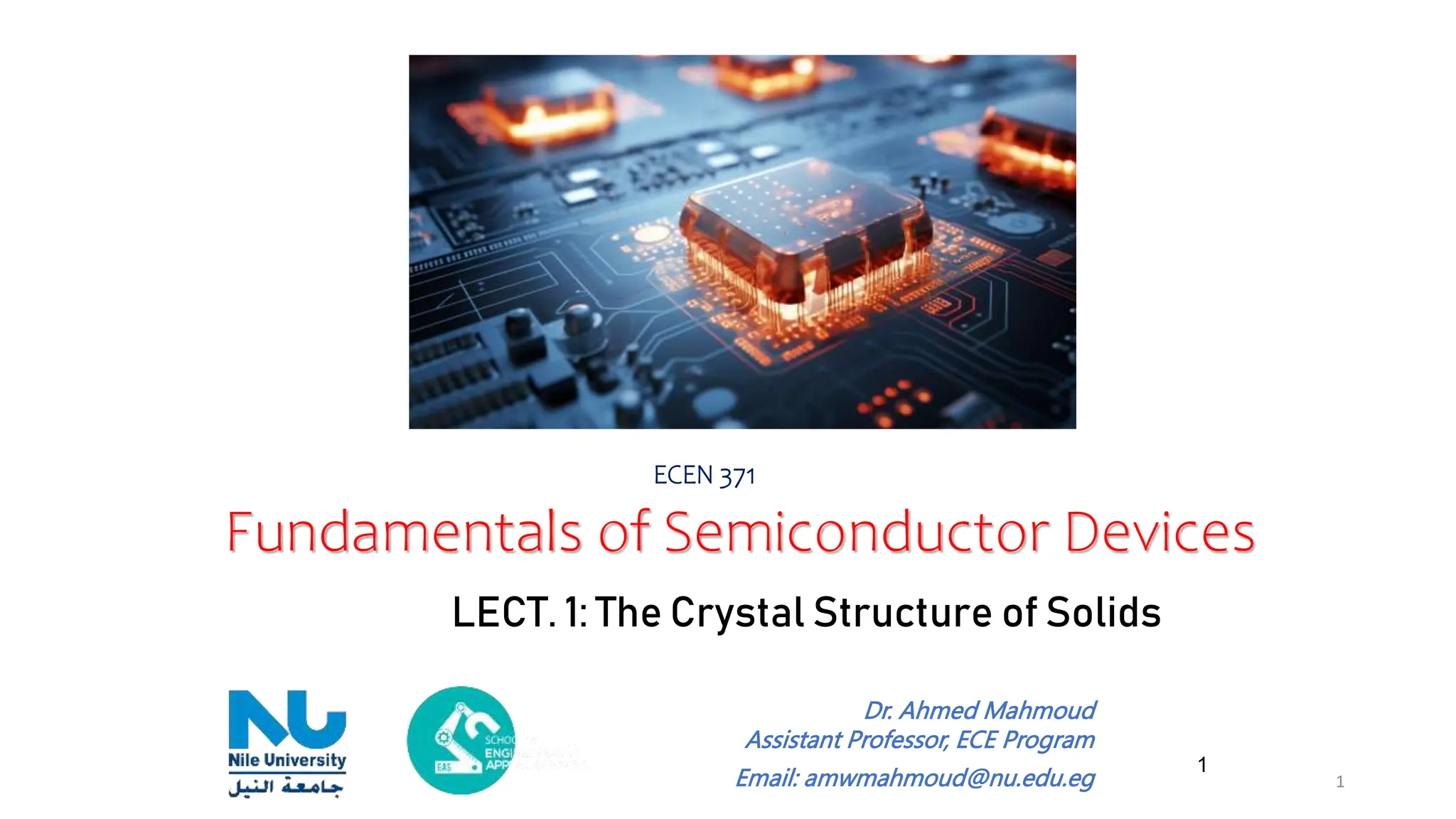 Lecture 1 - THE CRYSTAL STRUCTURE OF SOLIDS PART 1.pptx