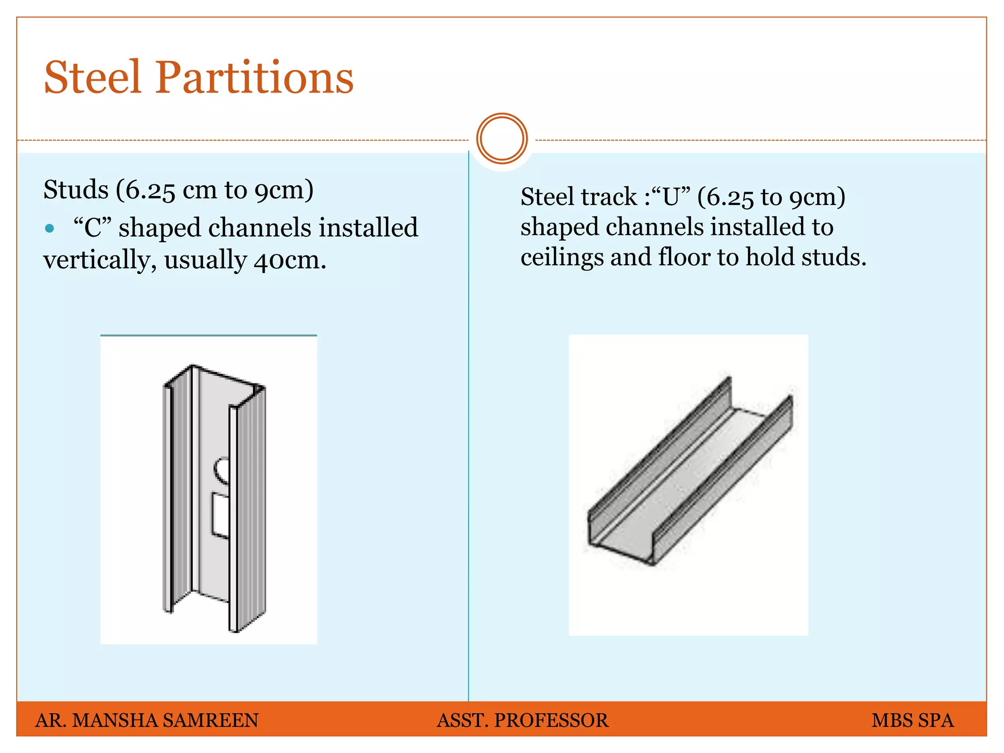 lecture 1- types of partition.pptx | Woodworking | Arts and Crafts