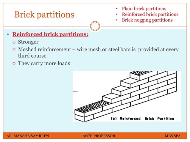lecture 1- types of partition.pptx | Woodworking | Arts and Crafts