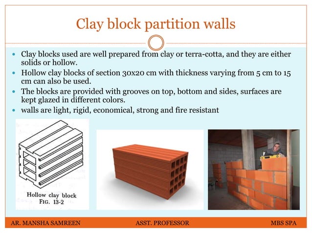 lecture 1- types of partition.pptx | Woodworking | Arts and Crafts
