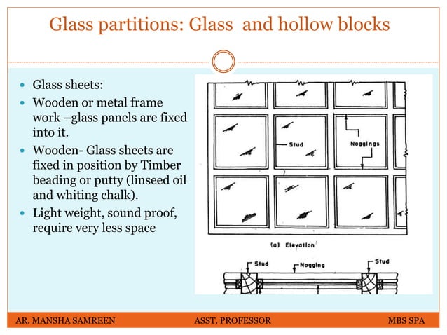 lecture 1- types of partition.pptx | Woodworking | Arts and Crafts