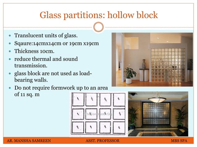 lecture 1- types of partition.pptx | Woodworking | Arts and Crafts