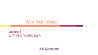 Web Fundamentals differentprotoclos used in transmission of data .pptx