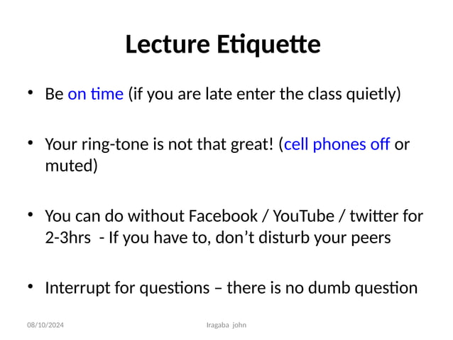 Lecture 1 - Windows operating system concepts.pptx | Operating Systems | Computer Software and ...