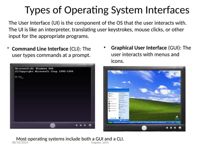 Lecture 1 - Windows operating system concepts.pptx | Operating Systems | Computer Software and ...